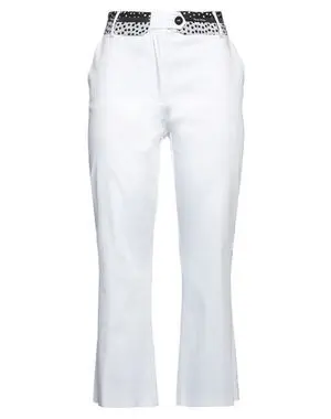 MANILA GRACE Straight Leg Chinos - White