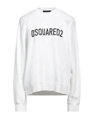 Dsquared2 Logo Print Cotton Sweatshirt - White