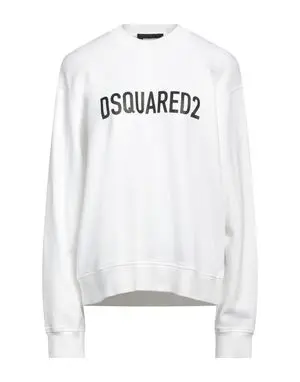 Dsquared2 Logo Print Cotton Sweatshirt - White