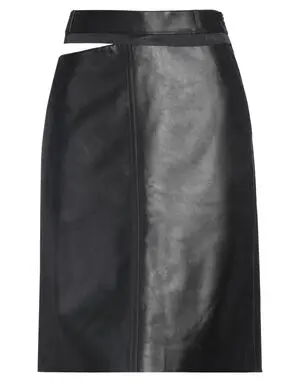 Fendi Midi Calfskin Pencil Skirt