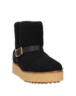 TOD'S Leather And Textile Fiber Ankle Boots - Black