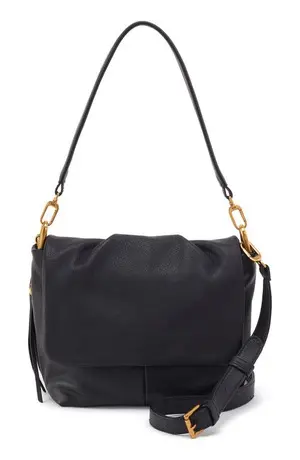 Hobo Harley Leather Shoulder Bag - Black