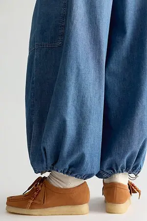 Clarks Wallabee Moccasins - Ginger Suede
