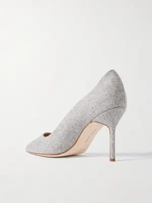 Manolo Blahnik Bb 90 Wool Pumps