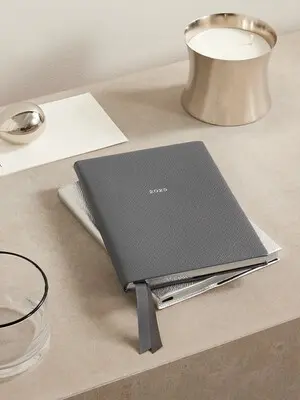 Smythson Soho Panama 2025 Textured-leather Weekly Diary