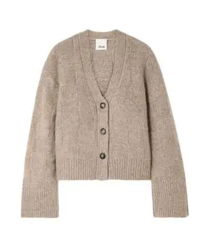 ALLUDE Cashmere And Silk-blend Cardigan