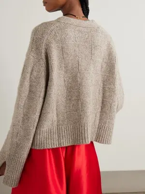 ALLUDE Cashmere And Silk-blend Cardigan
