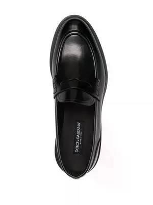 Dolce & Gabbana Brushed Leather Loafers