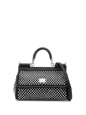 Dolce & Gabbana Small Sicily Tote Bag - Black