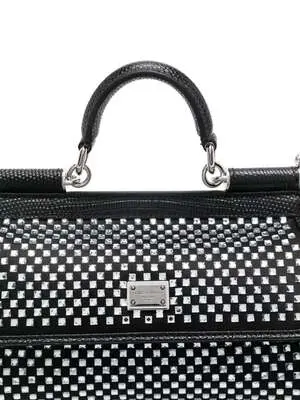 Dolce & Gabbana Small Sicily Tote Bag - Black