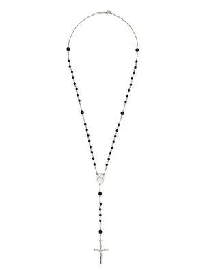 Dolce & Gabbana Bead Embellished Necklace - Silver