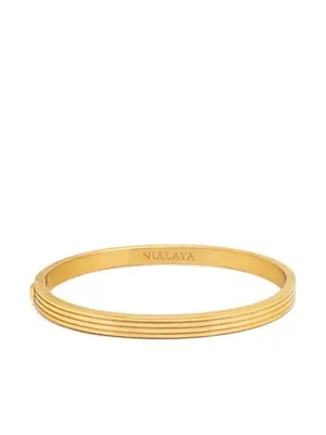NIALAYA JEWELRY Logo-engraved Bracelet - Gold