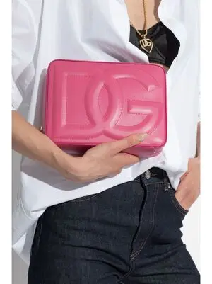 Dolce & Gabbana Dg Logo Camera Bag - Pink