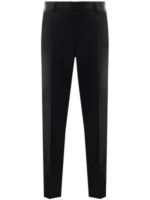 Dolce & Gabbana Pressed-crease Trousers - Black