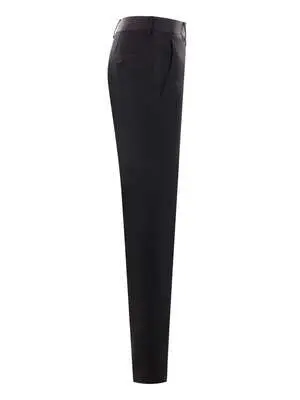 Dolce & Gabbana Pressed-crease Trousers - Black