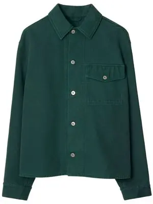 Burberry Equestrian Knight Motif Cotton Jacket