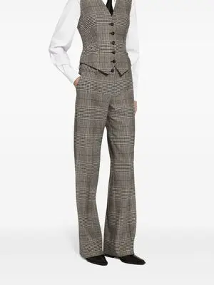 Dolce & Gabbana Tartan Check Trousers - Grey