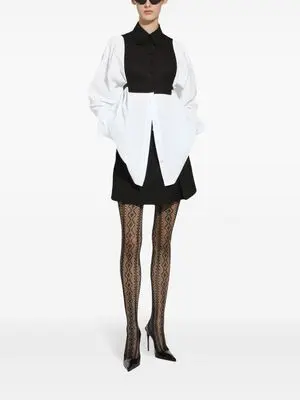 Dolce & Gabbana Bib-detail Oversized Shirt