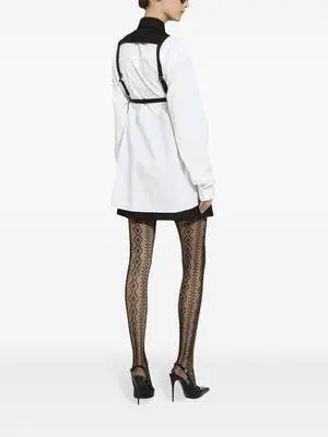 Dolce & Gabbana Bib-detail Oversized Shirt
