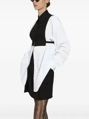 Dolce & Gabbana Bib-detail Oversized Shirt
