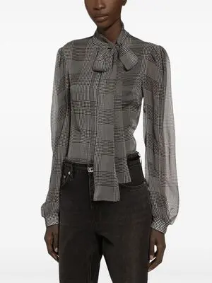 Dolce & Gabbana Prince Of Wales Check Blouse
