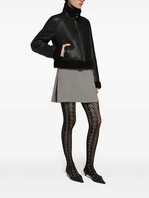 Dolce & Gabbana Lambskin Biker Jacket