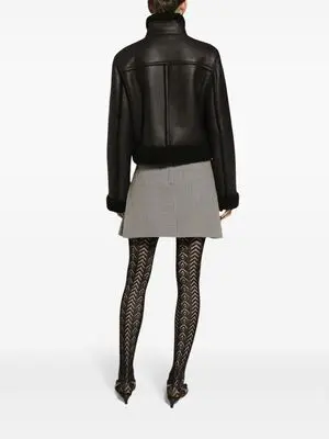 Dolce & Gabbana Lambskin Biker Jacket