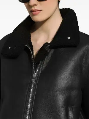 Dolce & Gabbana Lambskin Biker Jacket