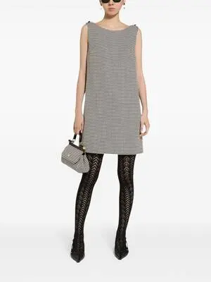 Dolce & Gabbana Houndstooth-pattern Dress