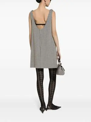 Dolce & Gabbana Houndstooth-pattern Dress