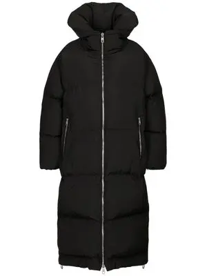 Dolce & Gabbana Logo-plaque Padded Coat