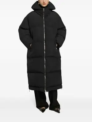 Dolce & Gabbana Logo-plaque Padded Coat