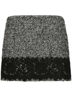 Black Line Mini Skirts