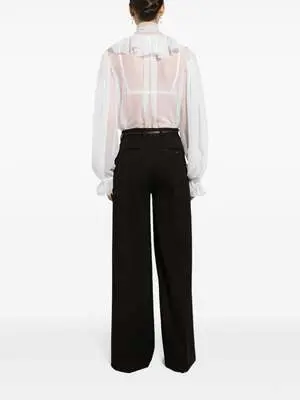 Dolce & Gabbana Wide-leg Trousers - Black