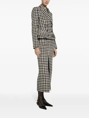 Dolce & Gabbana Tartan Check Skirt - Black
