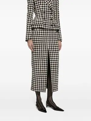 Dolce & Gabbana Tartan Check Skirt - Black