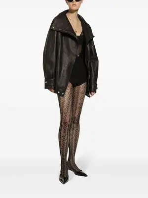 Dolce & Gabbana Leather Biker Jacket