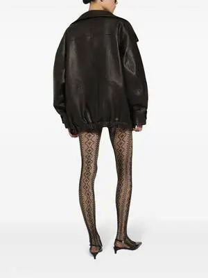 Dolce & Gabbana Leather Biker Jacket