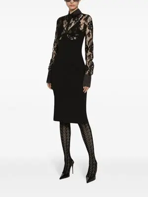 Dolce & Gabbana Panelled Lace Dress