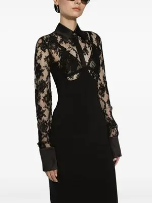Dolce & Gabbana Panelled Lace Dress