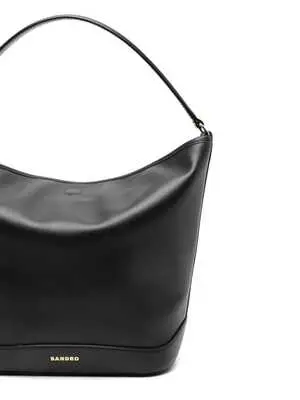 Sandro Tangoso Bucket Bag - Black