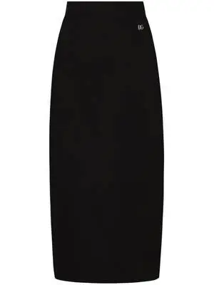 Dolce & Gabbana Logo Pencil Skirt