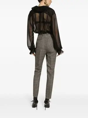 Dolce & Gabbana Chiffon Blouse - Black