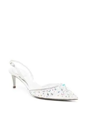 Rene Caovilla 60mm Cinderella Pumps