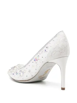 Rene Caovilla 80mm Crystal-embellished Pumps
