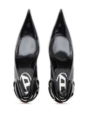 DIESEL® D-ten Logo-detail Pumps - Black