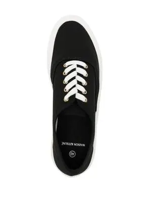 Maison Kitsuné Lace-up Sneakers - Black