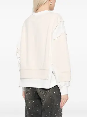 Undercover Contrast-panel Sweatshirt - White