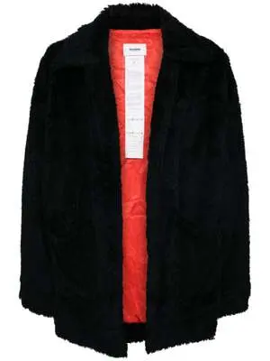 DOUBLET Hand-painted Faux-fur Jacket - Black