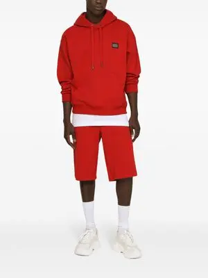 Dolce & Gabbana Logo-tag Track Shorts - Red